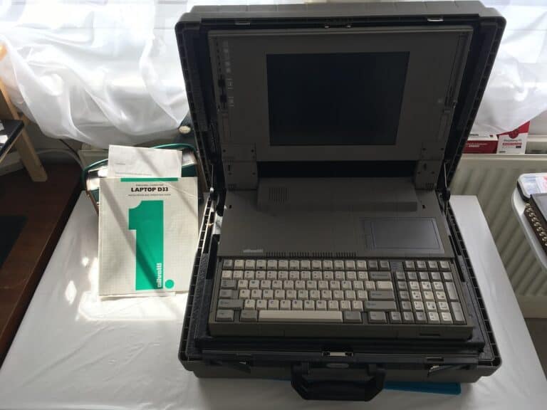 Olivetti D33 1991 386 Retro PC Laptop Tour and Repair – Brad Morton