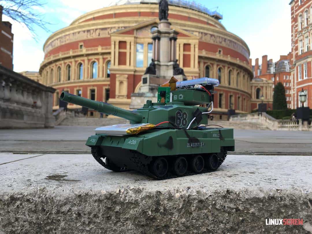 Raspberry Pi/Python Powered Tank Final Update – Brad Morton